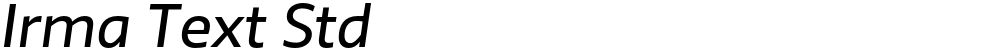 Irma Text Std - 字体局
